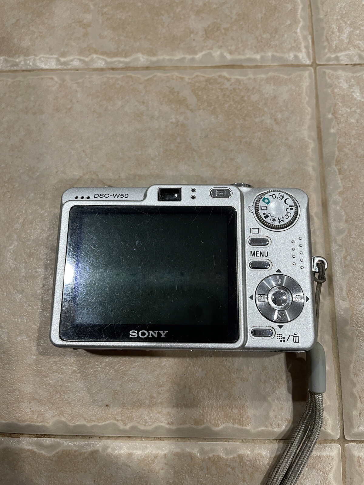 Sony Cyber-Shot DSC-W50 6.0MP Digital Camera Silver Tested with ...