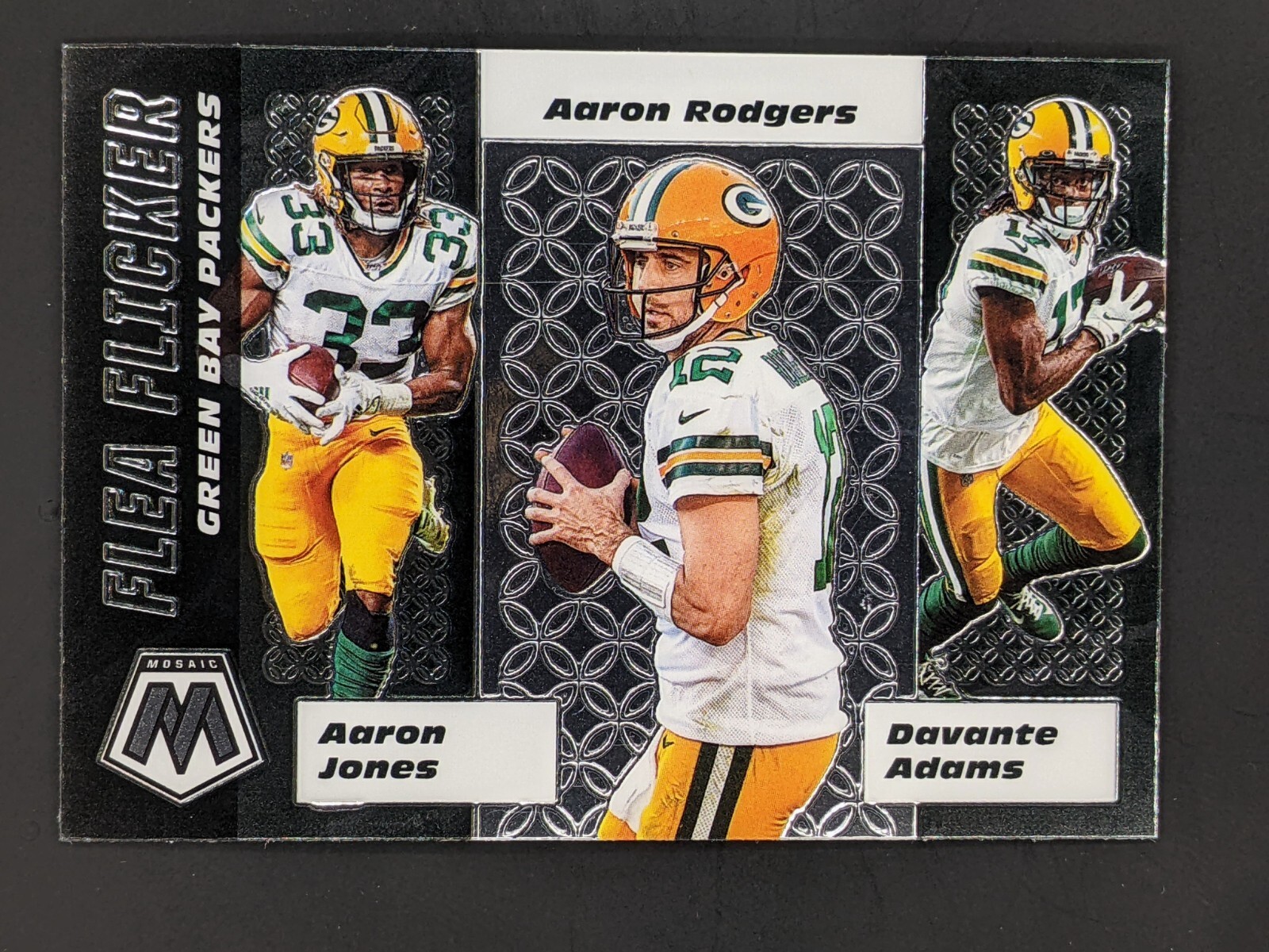 Aaron Rodgers/Davante Adams/Aaron Jones Packers 2020 Mosaic Flea ...