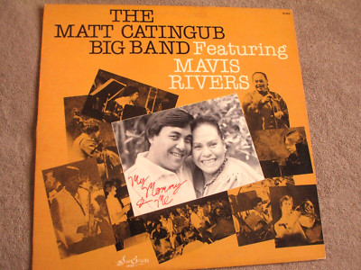 MATT CATINGUB BIG BAND & MAVIS RIVERS '83 LP SEA BREEZE JAZZ Ragtime ...