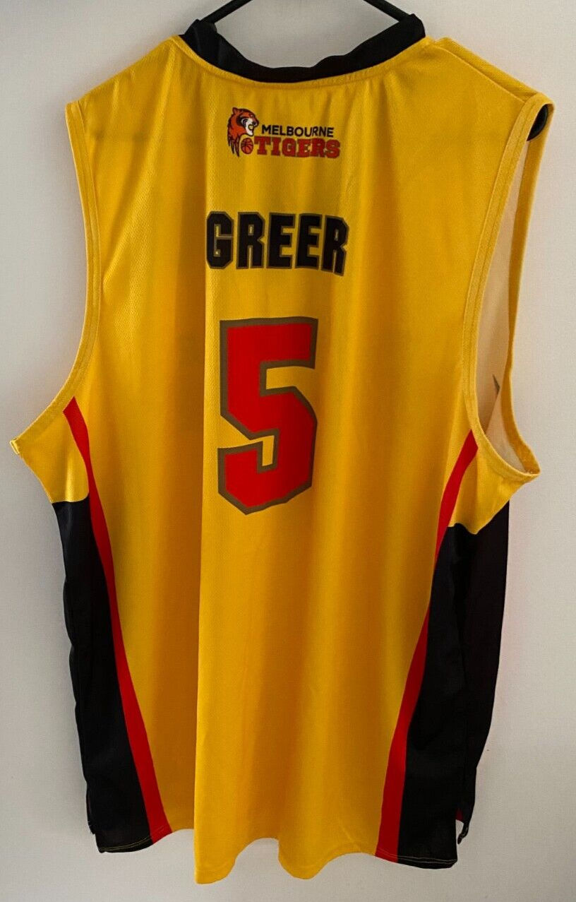 MELBOURNE TIGERS - AND1 - iinet NBL CHAMPIONSHIP - GREER 5 3XL SINGLET ...