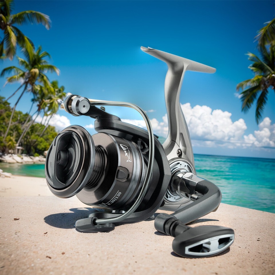 Metal Spinning Reel 5.2/1 Gear Ratio Spinning Wheel Spinning Fishing ...