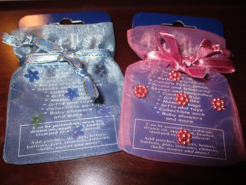 Lot of 2 Jewelry Craft Bags with drawstring closures. NEW!!!! FREE ...