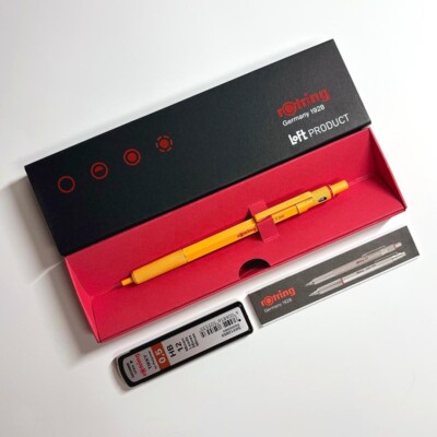 Rotring 600 Loft Limited Color Yellow Mechanical Pencil 0.5 mm With Box ...