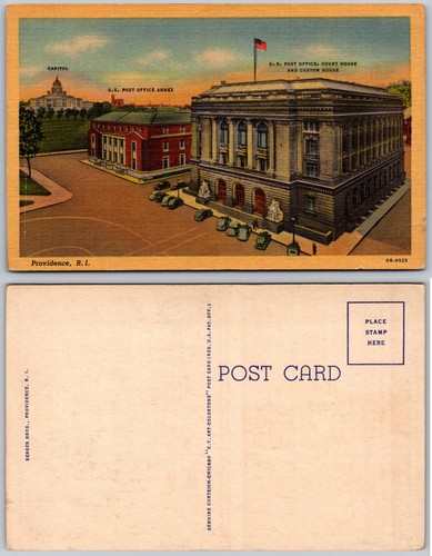 US Post Office Court House Providence RI Postcard | eBay