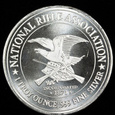 2018 National Rifle Association NRA 2nd Amendment 1 oz Silver Round ...