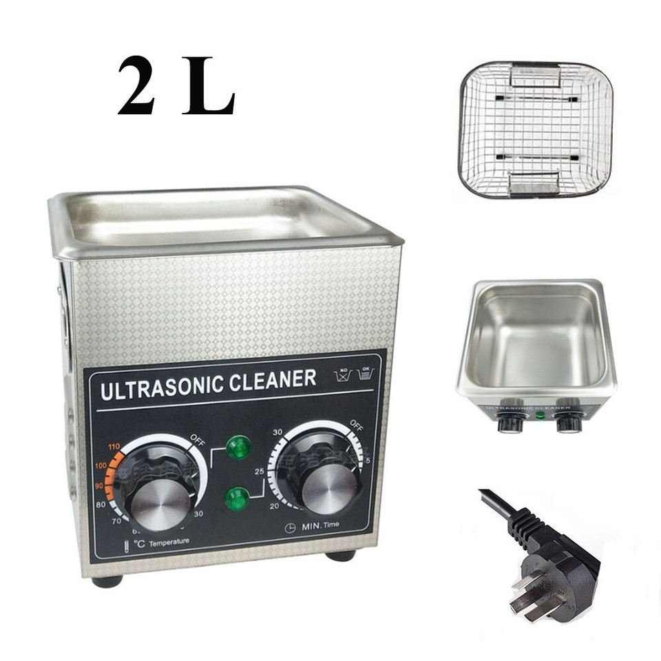 Stainless Ultrasonic Cleaning Machine Jewelry Watch Glasses Ultrasound ...