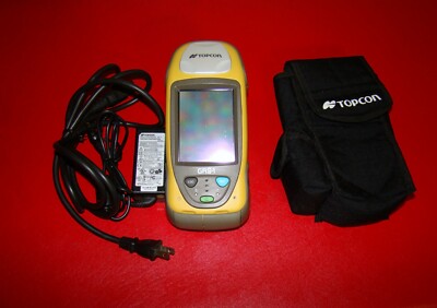 Topcon GRS-1 Field Controller RTK Rover GNSS Receiver working Actual ...