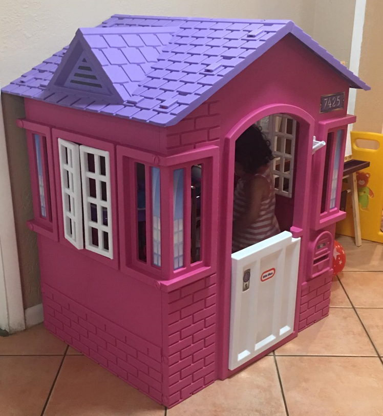 Kids Girls Cabin Playhouse Playset Indoor or Outdoor Toy House Cottage ...