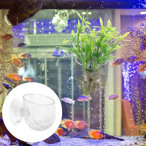 6 Pcs Aquarium Flower Pot Fish Tank Hydroponic Planting Basket Planter ...