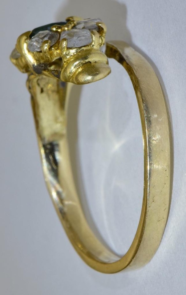 Antique Victorian Love Ladies Ring Snake Head 18k Gold Diamond and ...