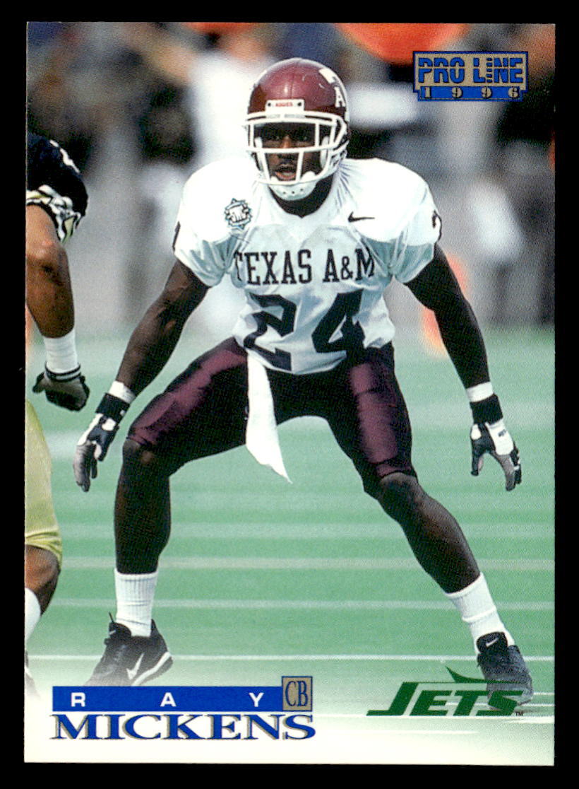 Ray Mickens 1996 Pro Line Rookie Card #341 New York Jets | eBay
