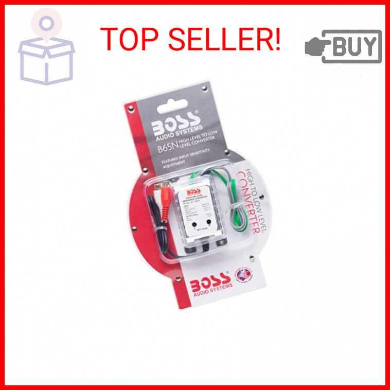 BOSS Audio Systems B65N High Level to RCA Converter Noise Filter for ...
