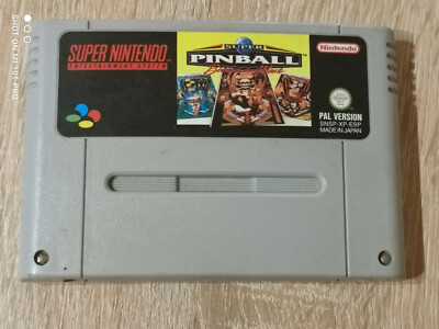 Super Pinball Super Nintendo NES SNES | eBay