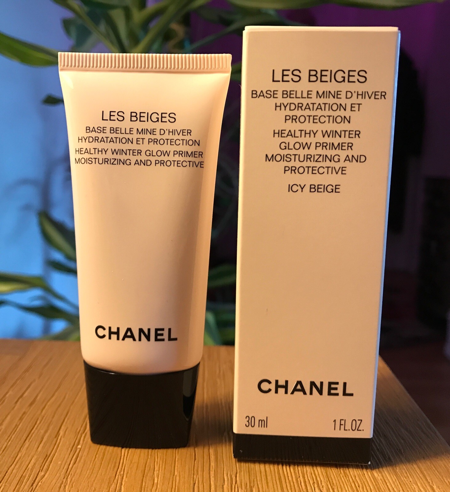 CHANEL Les Beiges Healthy Winter Glow Primer in Icy Beige Brand New In ...