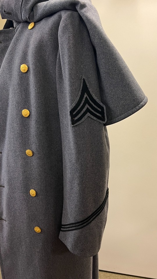 U.S.M.A. West Point Cadet Grey Wool Cadet Winter heavy Overcoat - size ...