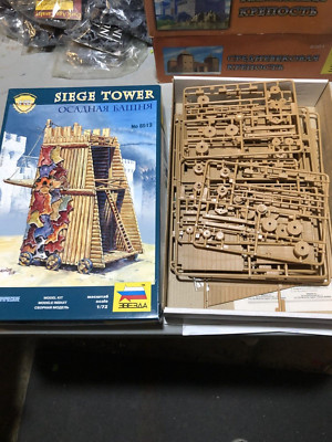 Zvezda 1/72nd scale #8513 Medieval Siege Tower kit by 2 | eBay