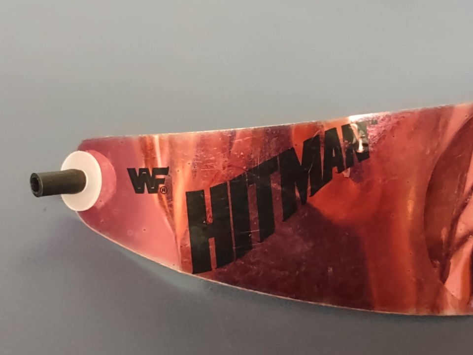 Bret "Hitman" Hart Pink Wrap-Around Sunglasses WWF Original Shades ...