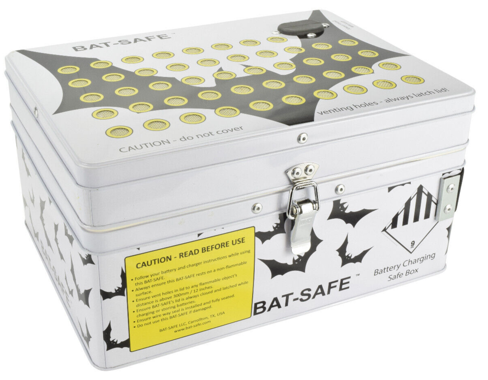 Bat-Safe Lipo Battery Fire Resistant Safe Lipo Battery Charging Box | eBay
