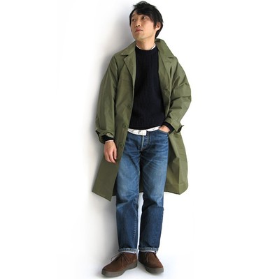 Mens Waterproof Rain Mac Army Military Trench Coat Lightweight RainMac ...