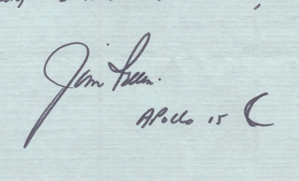 JAMES B. "JIM" IRWIN - AUTOGRAPH LETTER SIGNED 06/05/1980 | eBay