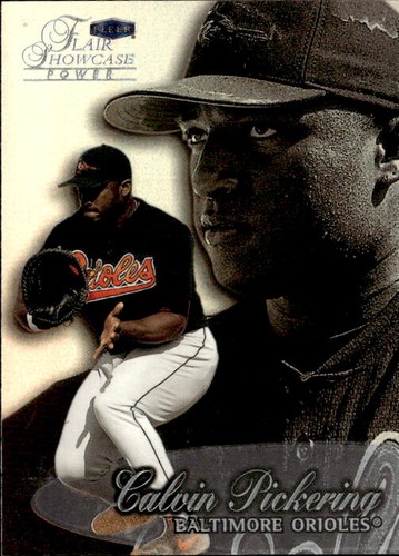 1999 Flair Showcase Calvin Pickering 75 Baltimore Orioles | eBay