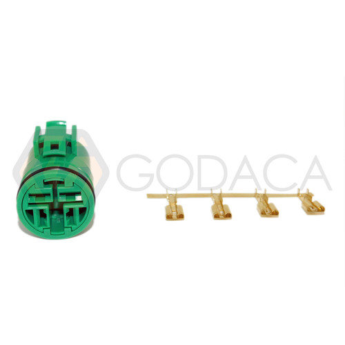 1x Connector 4 pin for Alternator Nippon Denso Honda Acura w/out wire ...