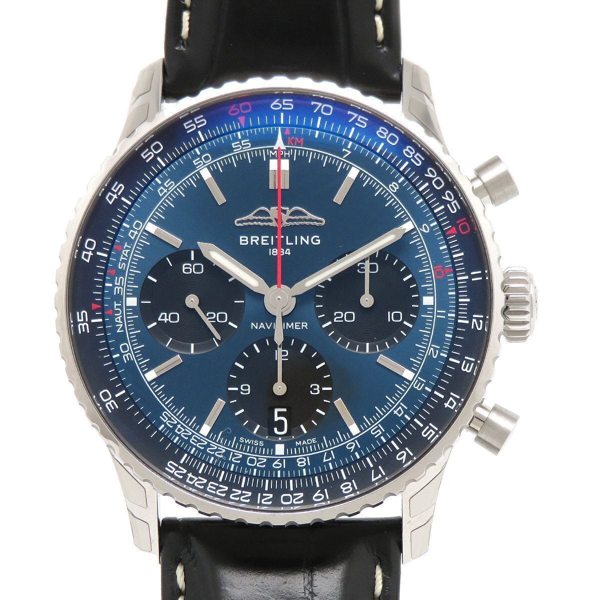 Breitling Navitimer Blue Men's Watch - AB0139241C1P1 for sale online | eBay