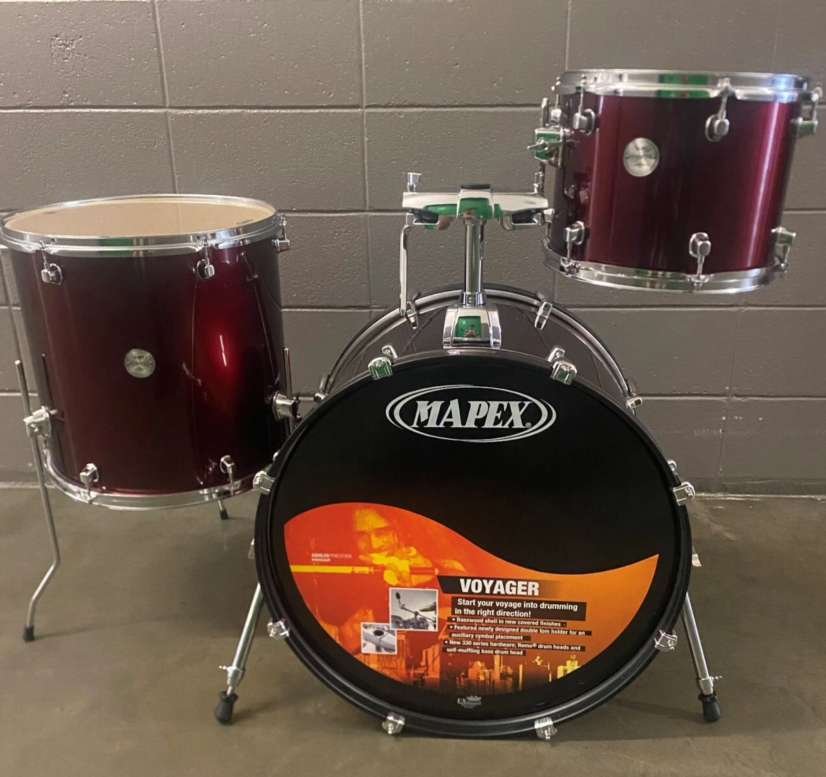 16 Piece Drum Set