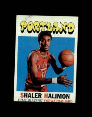 1971 Topps Basketball #089 Shaler Halimon STARX 5 EX (LS804953) | eBay