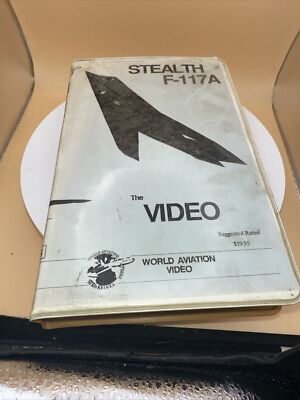 F-117A Stealth Fighter -Vintage- VHS Video Tape-Color -World Aviation ...
