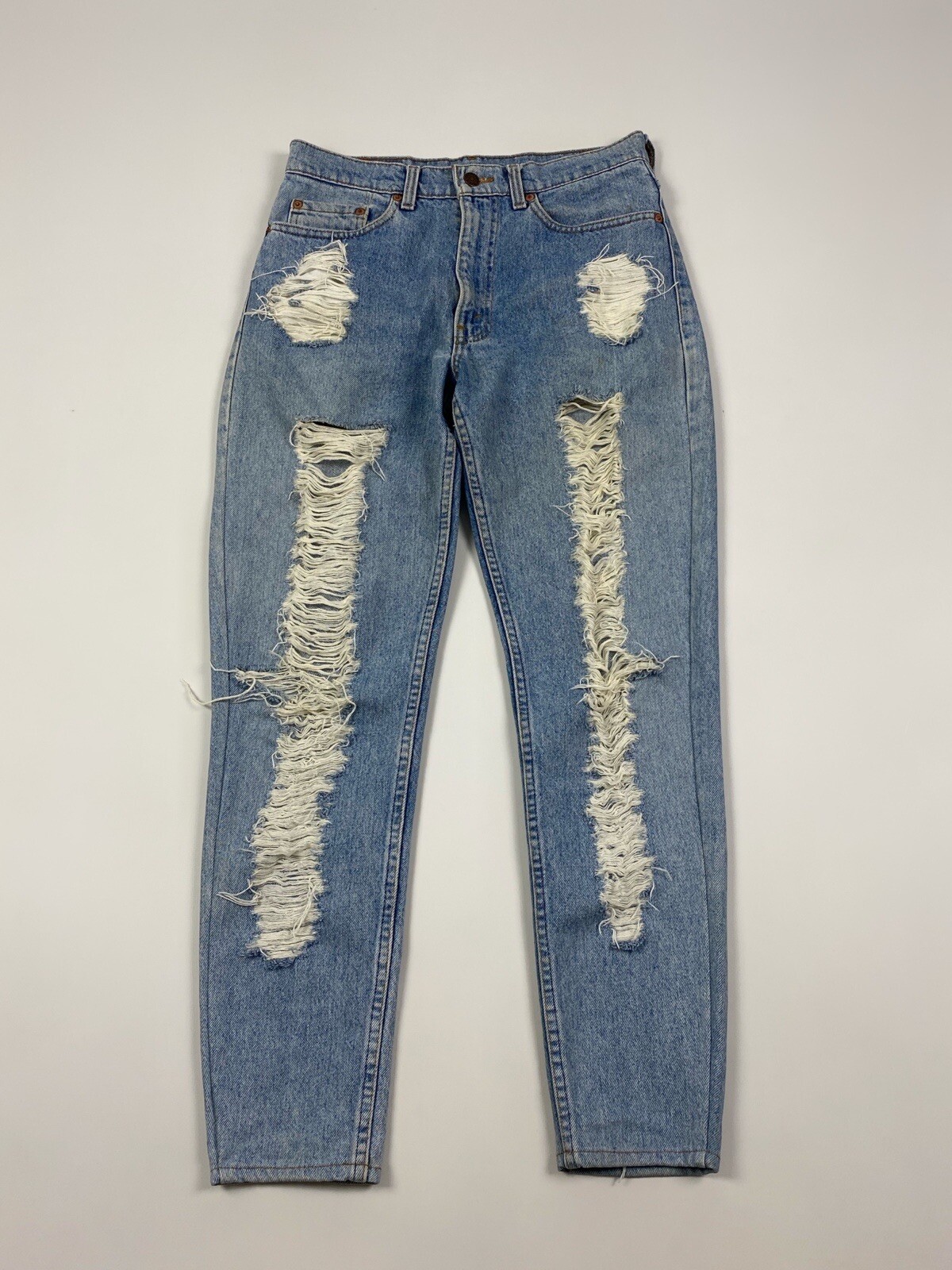 1990’s Vintage Levi’s 510 Distressed Washed Denim Jea… - Gem
