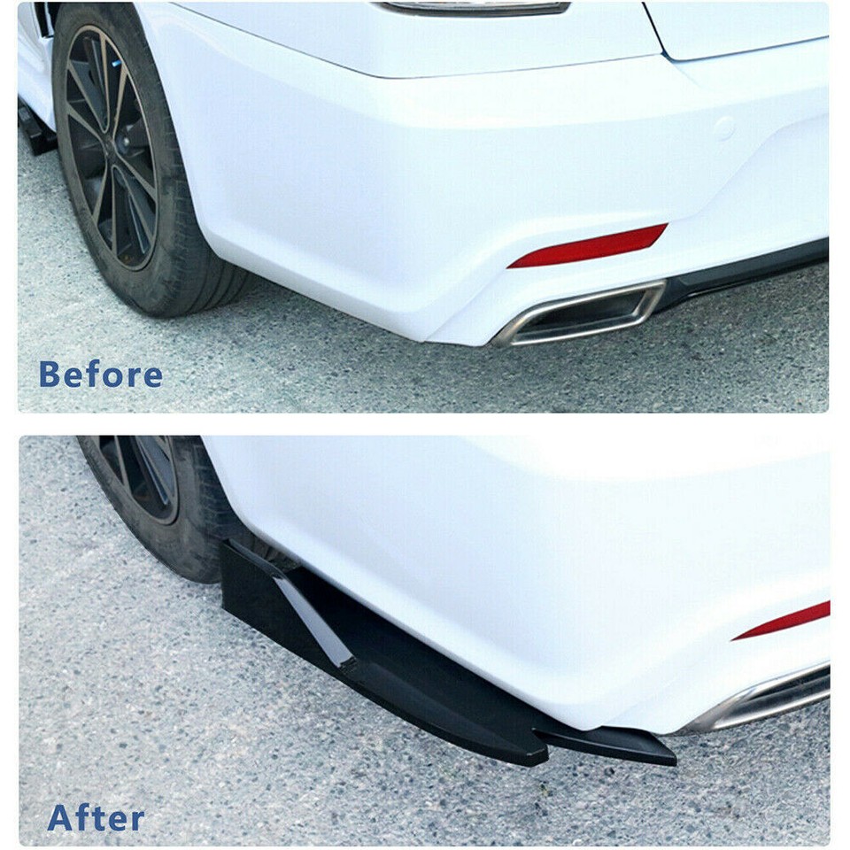 For 5 Series E60 E61 F10 Carbon Rear Spats Bumper Diffuser Splitter ...