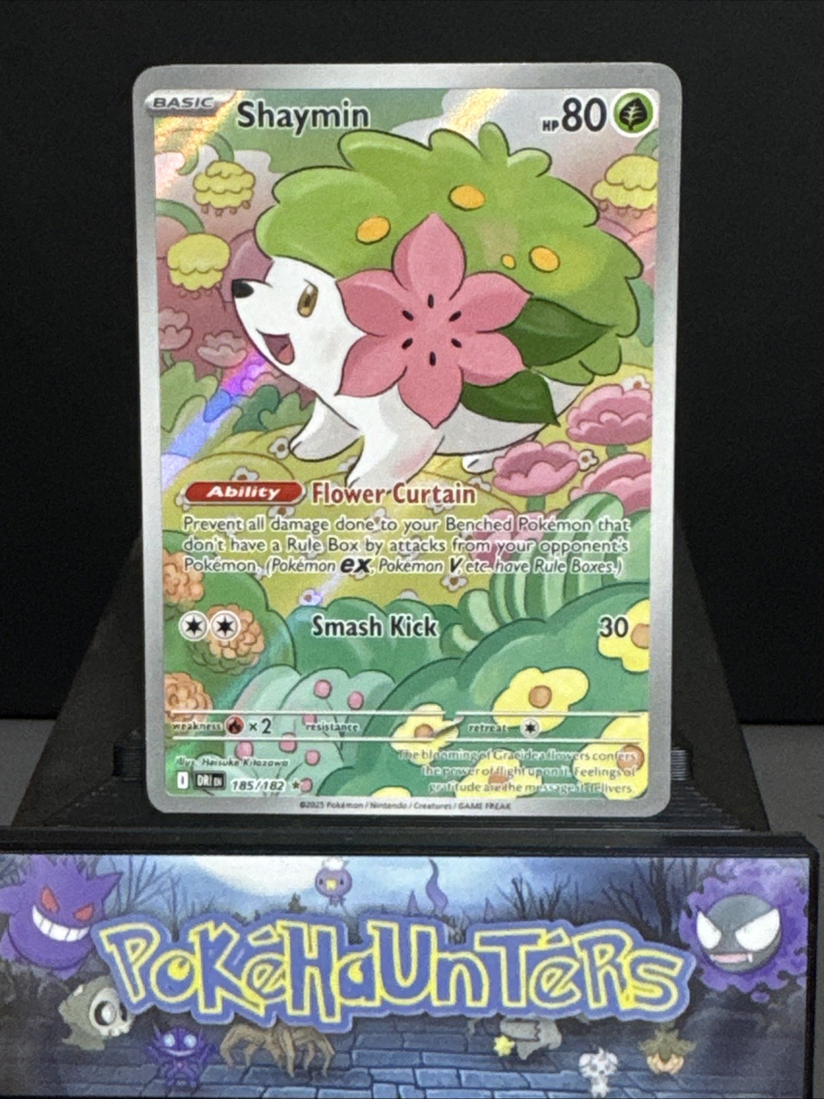 Shaymin 2025 Scarlet & Violet: Destined Rivals #185/182 Illustration ...