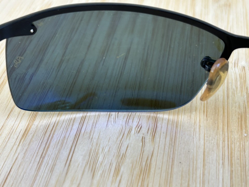 Vintage Ray Ban RB 8315 002/9A Aviator Black Gray Sunglasses 63-15 3P ...