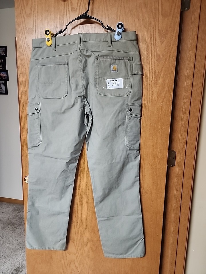 Carhartt cargo jeans men's 40x34 nwot number 3391 reinforced knees | eBay