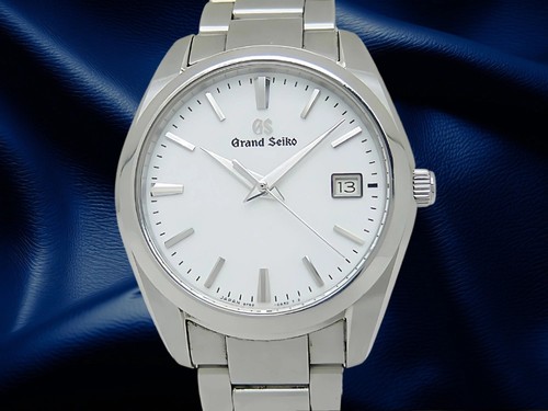 GRAND SEIKO QUARTZ Watch Heritage Collection White Dial Lion Emblem GS ...