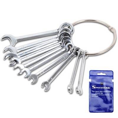 Small Wrench Set, 10 Pcs, 4-11mm Mini Combination Wrench Sets with ...