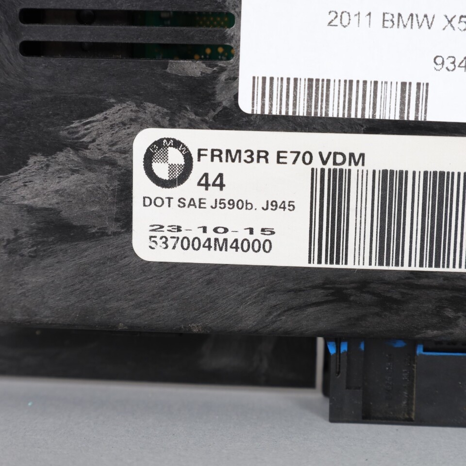 2007-2013 BMW X5 X6 Footwell Light Control Module 61359342897 OEM Used ...