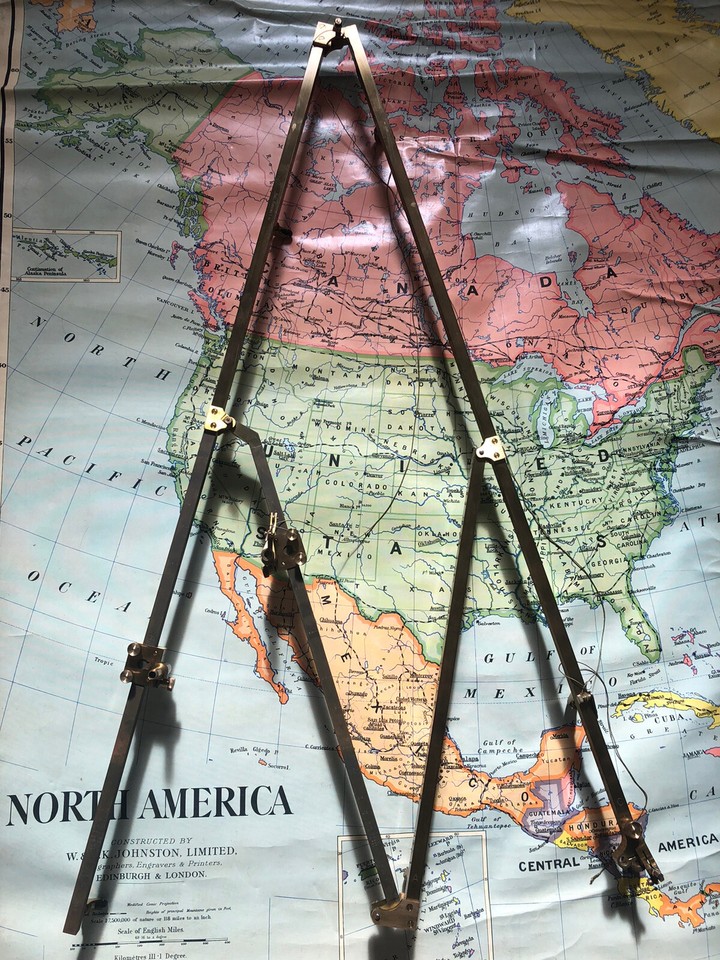 Pantograph Hall Harding Brass Vintage Drawing Instrument Rare England ...