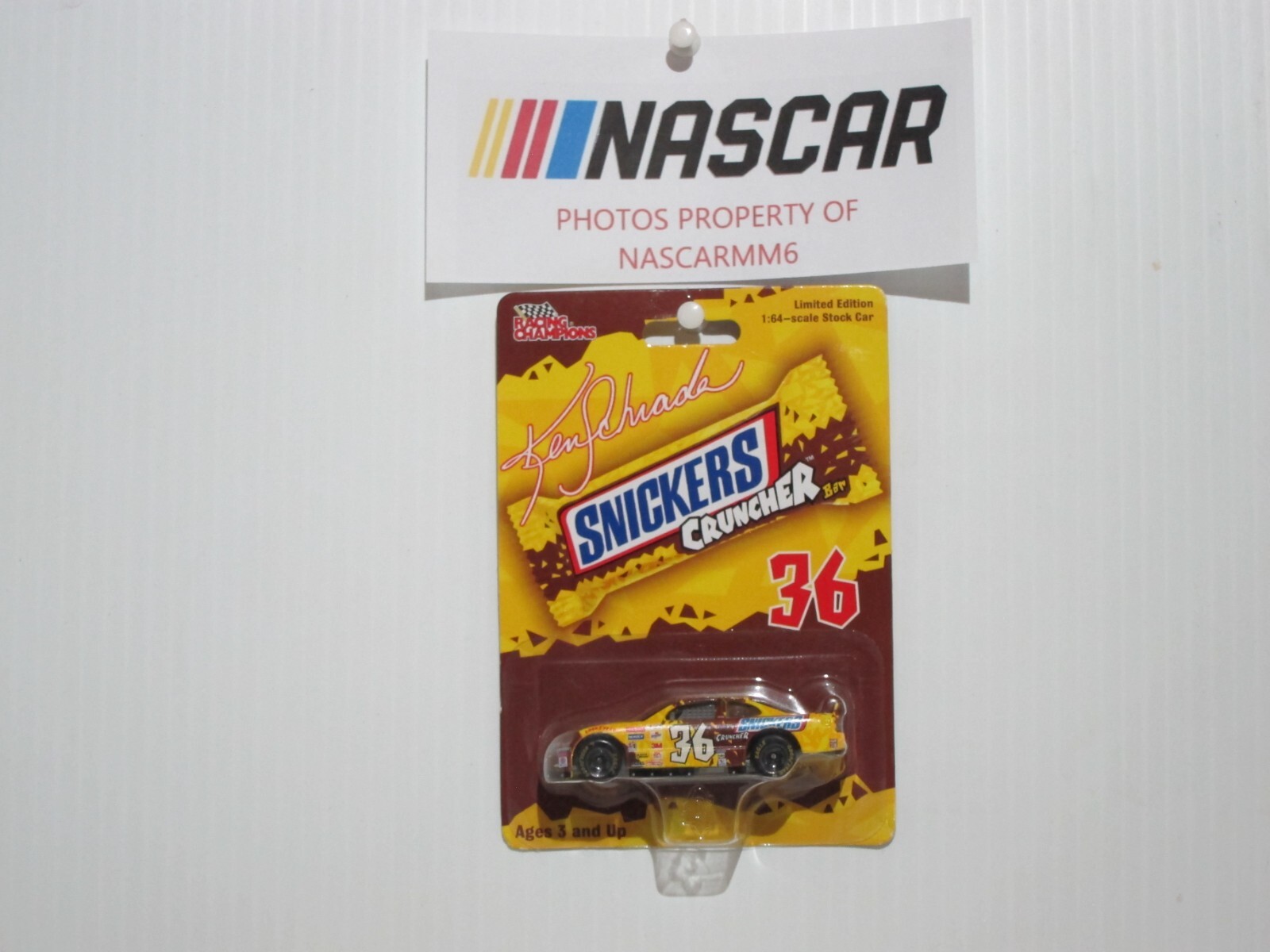 Ken Schrader M&M's Snickers Crunchers 36 Racing Champions 1:64 Promo ...