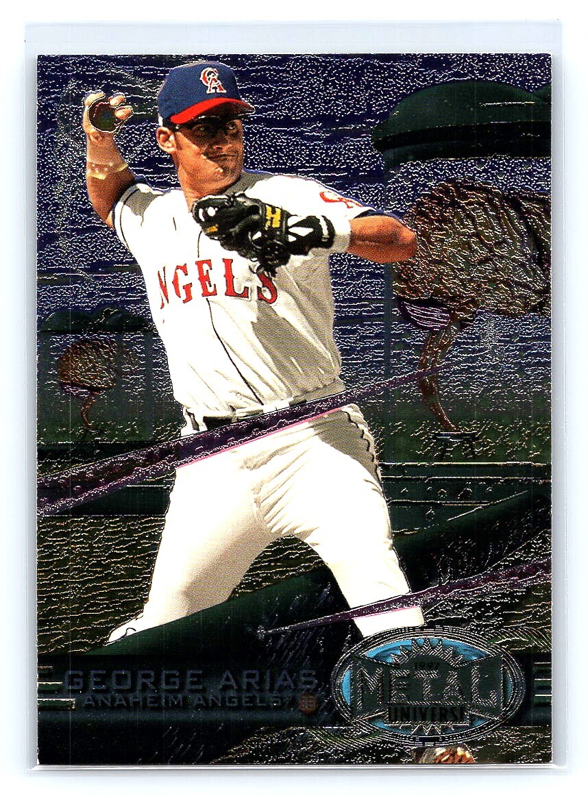 1997 Fleer Skybox Metal Universe George Arias California Angels #37 | eBay