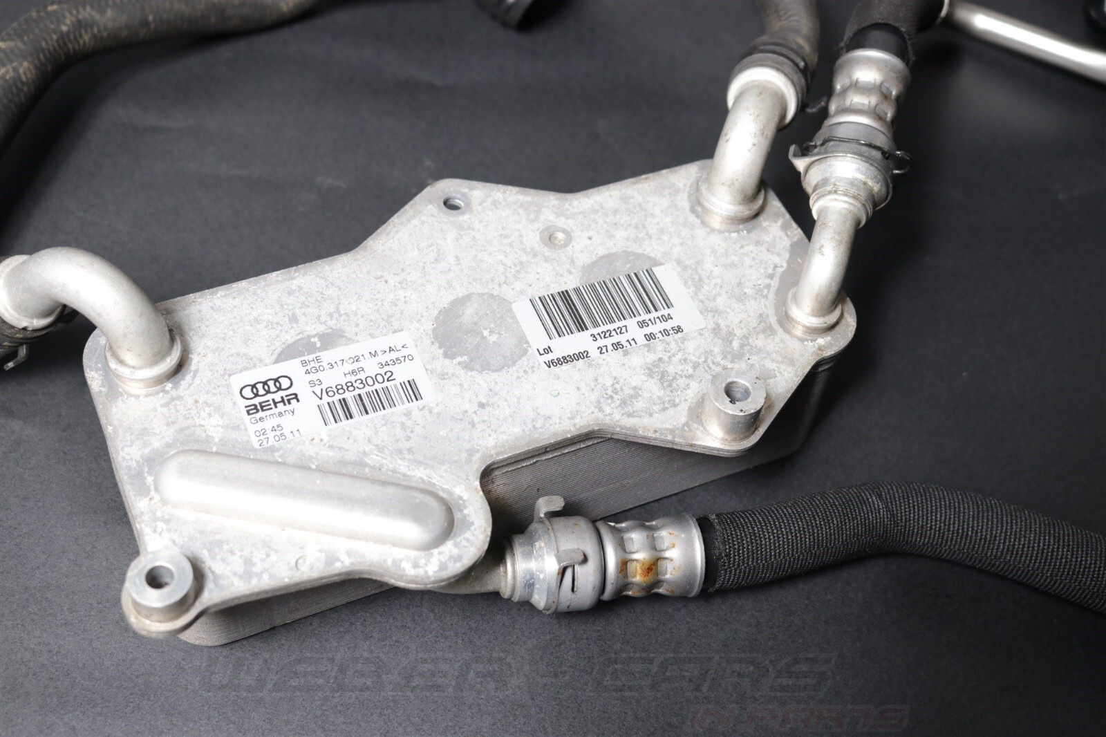 4G0317021M Oil Cooler Additional Cooler Gearing Pipe Audi A6 A7 4G 3 ...