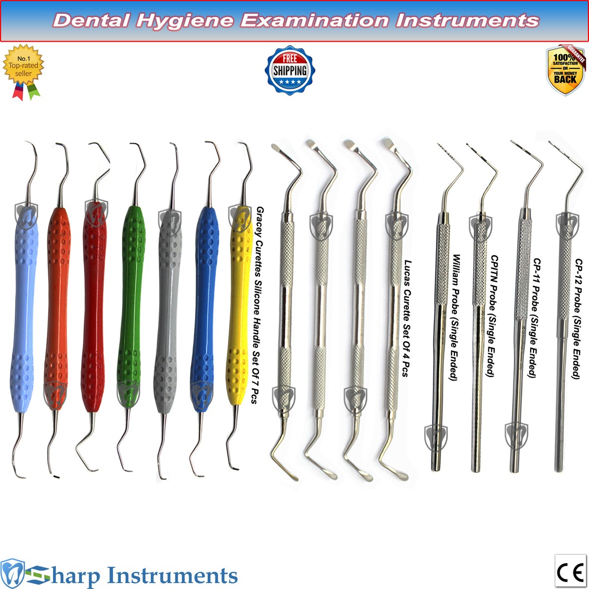 Dental Hygiene Instrument Kit Crile Ryde TC