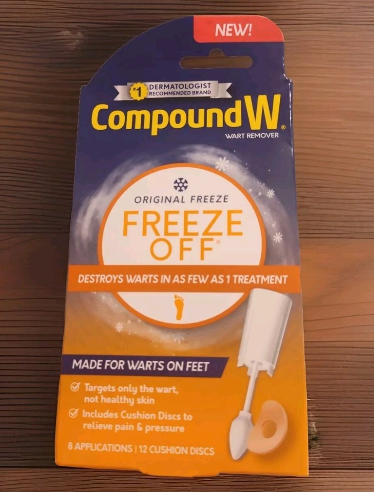 2 Compound W Freeze Off Wart Removal System 8 Applications ea 12 ...