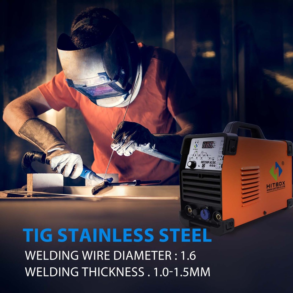 Aluminum AC/DC TIG Welder 220V Digital MMA /TIG Welding Machine with ...