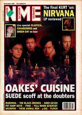 Magazine - NME (UK) – Oct 29th 1994 Suede | eBay
