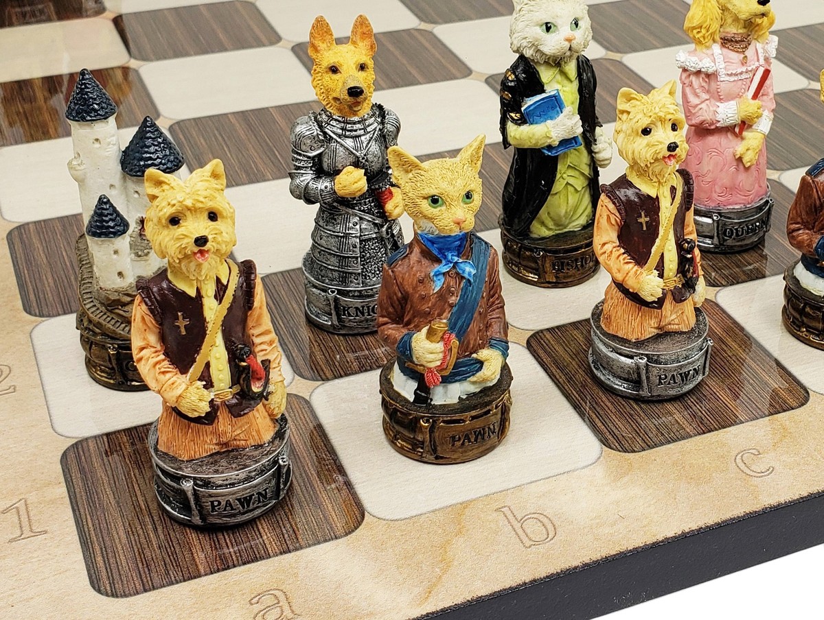 Chess Animals Wildlife Animal Chess Set
