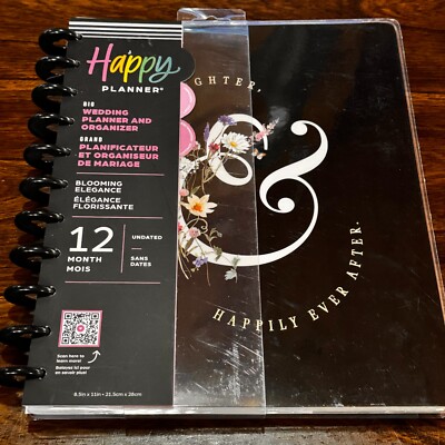 Happy Planner Classic Wedding Planner and Organizer Undated 12 Months ...
