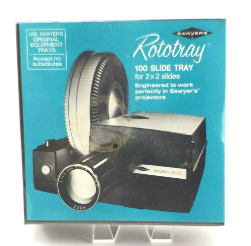 Vintage NIB 1978 Sawyers Rotary Slide Tray Carousel 100 Slides 2 x 2 ...