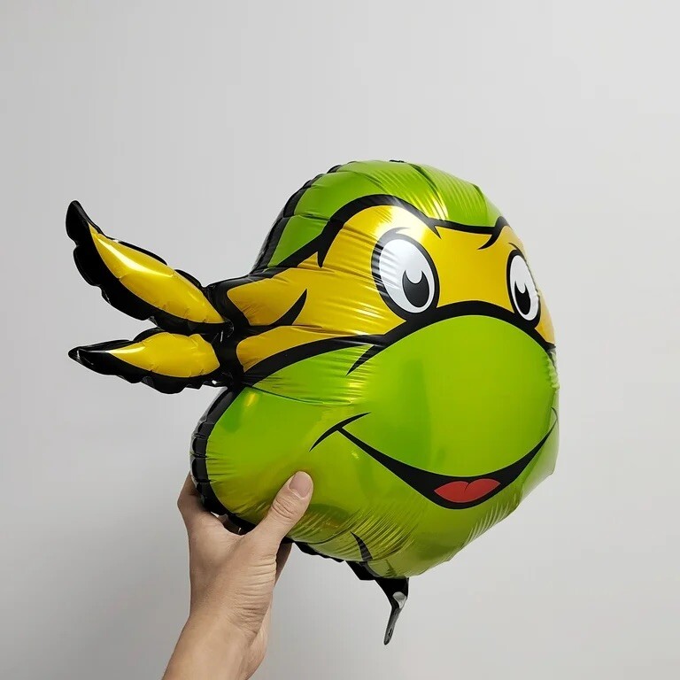 TMNT Ninja Turtles Balloon Foil Helium. Party Lolly Loot Bag Decoration ...